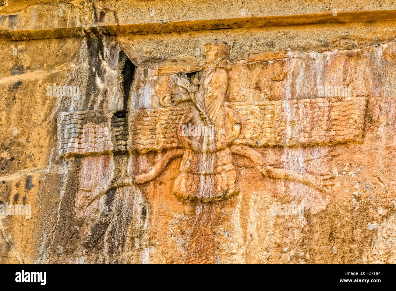 Faravahar Persepolis symbol Stock Photo - Alamy