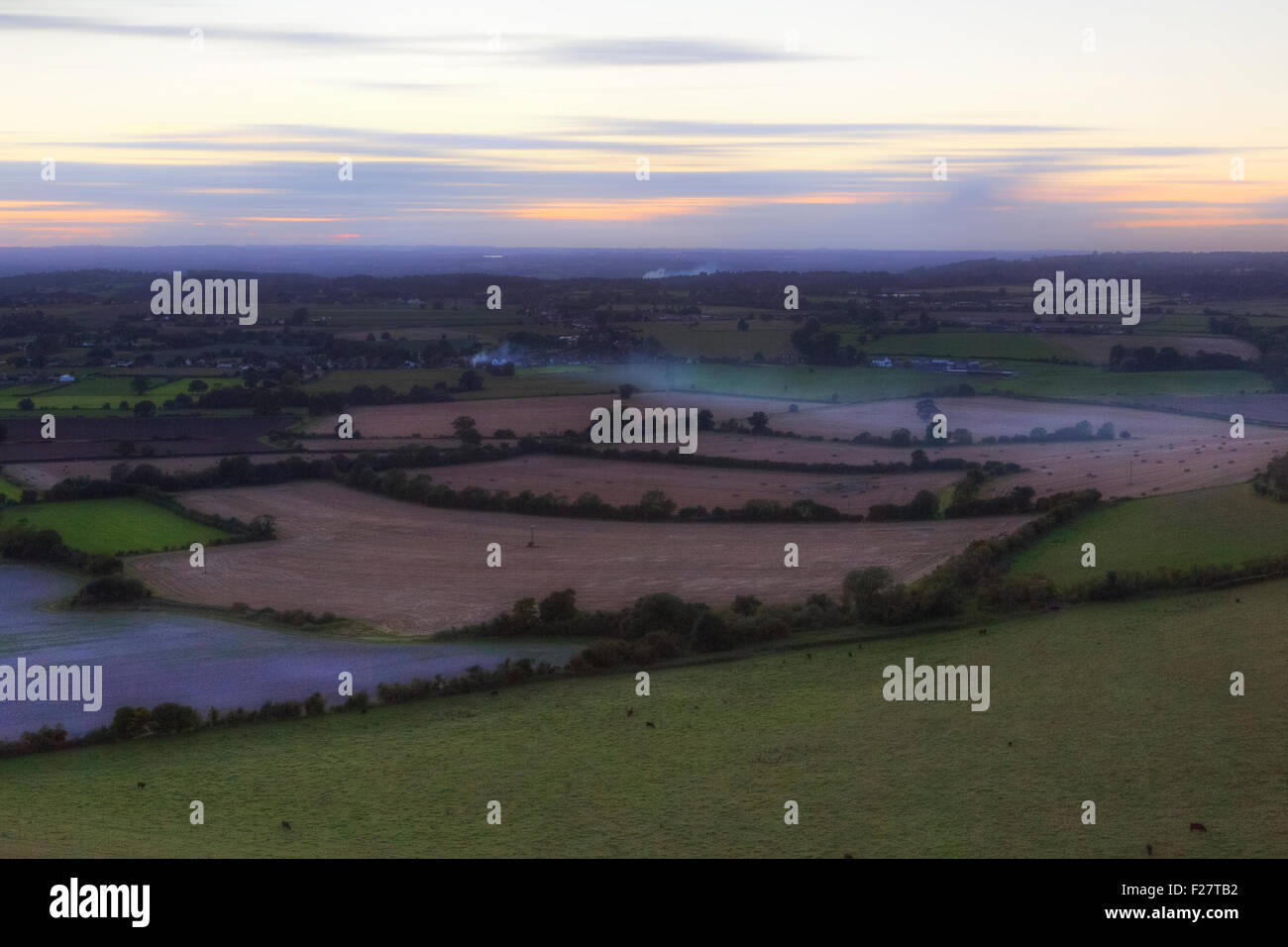 Roundway Hill, Devizes, Wiltshire, England, UK Stock Photo - Alamy
