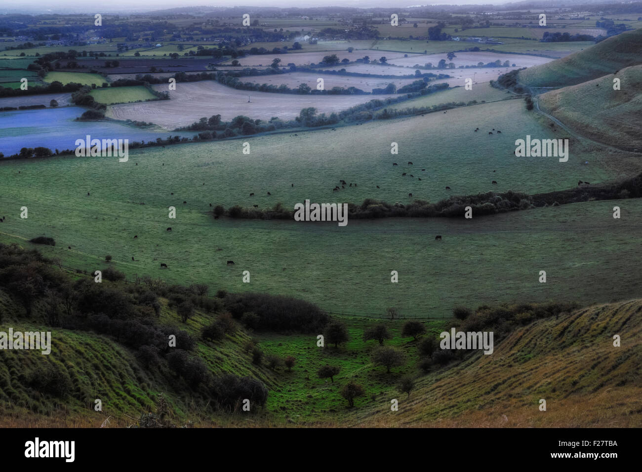 Roundway Hill, Devizes, Wiltshire, England, UK Stock Photo - Alamy