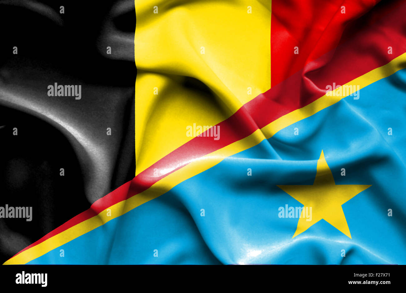 Congo belgium flag hi-res stock photography and images - Alamy