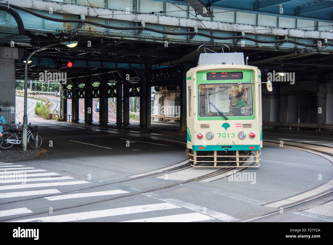 Toden Arakawa Line, Oji Station,Kita-Ku,Tokyo, Japan Stock Photo - Alamy
