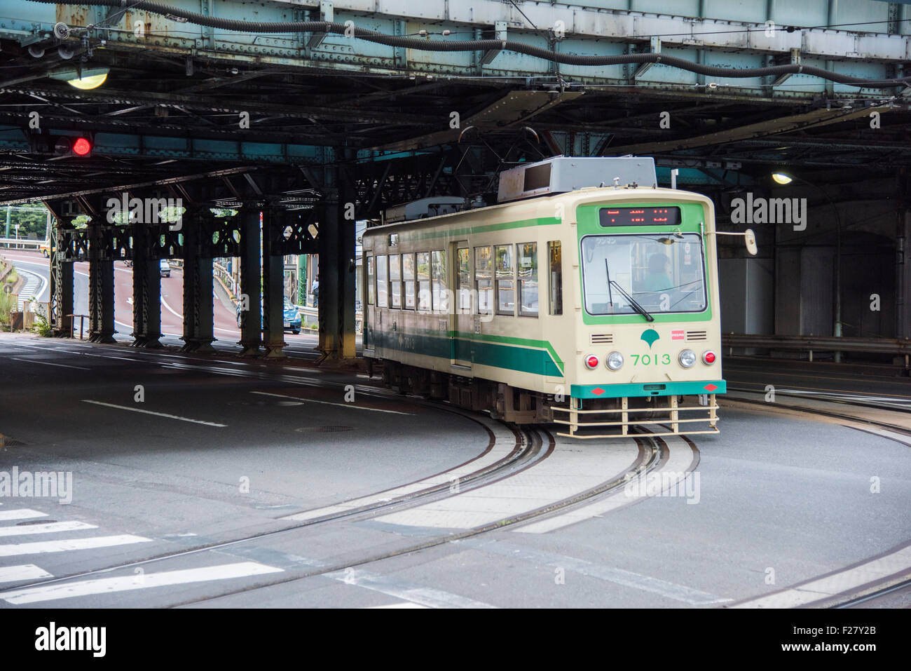 Toden Arakawa Line, Oji Station,Kita-Ku,Tokyo, Japan Stock Photo - Alamy