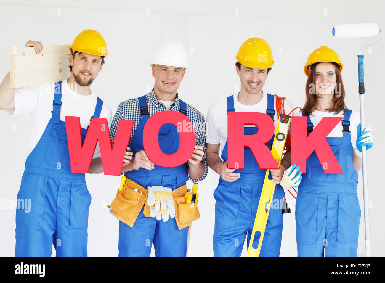 Workmen team hi-res stock photography and images - Alamy