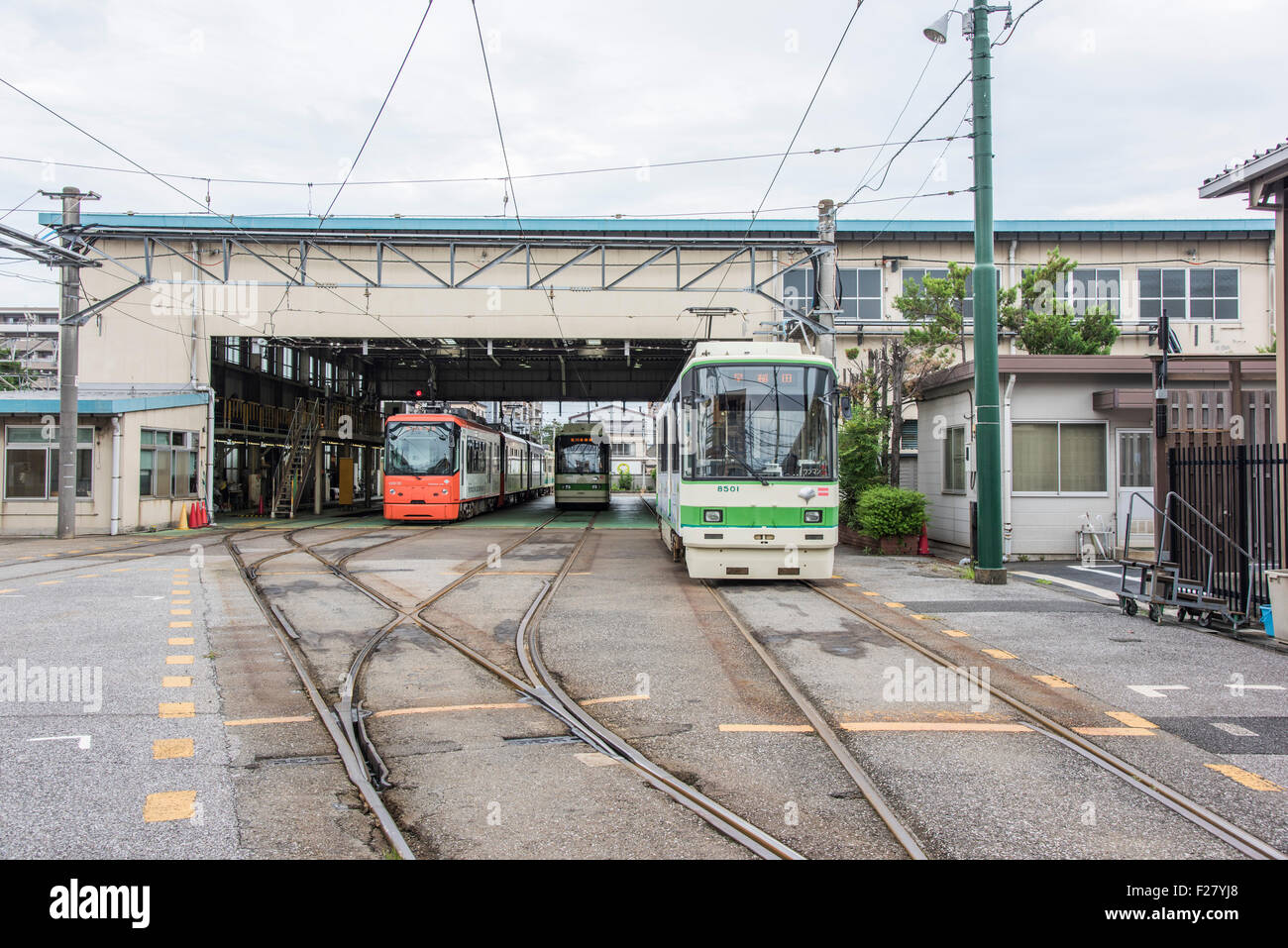 Toden Arakawa Line, Arakawashako, near Arakawa-Shakomae Station,Arakawa ...