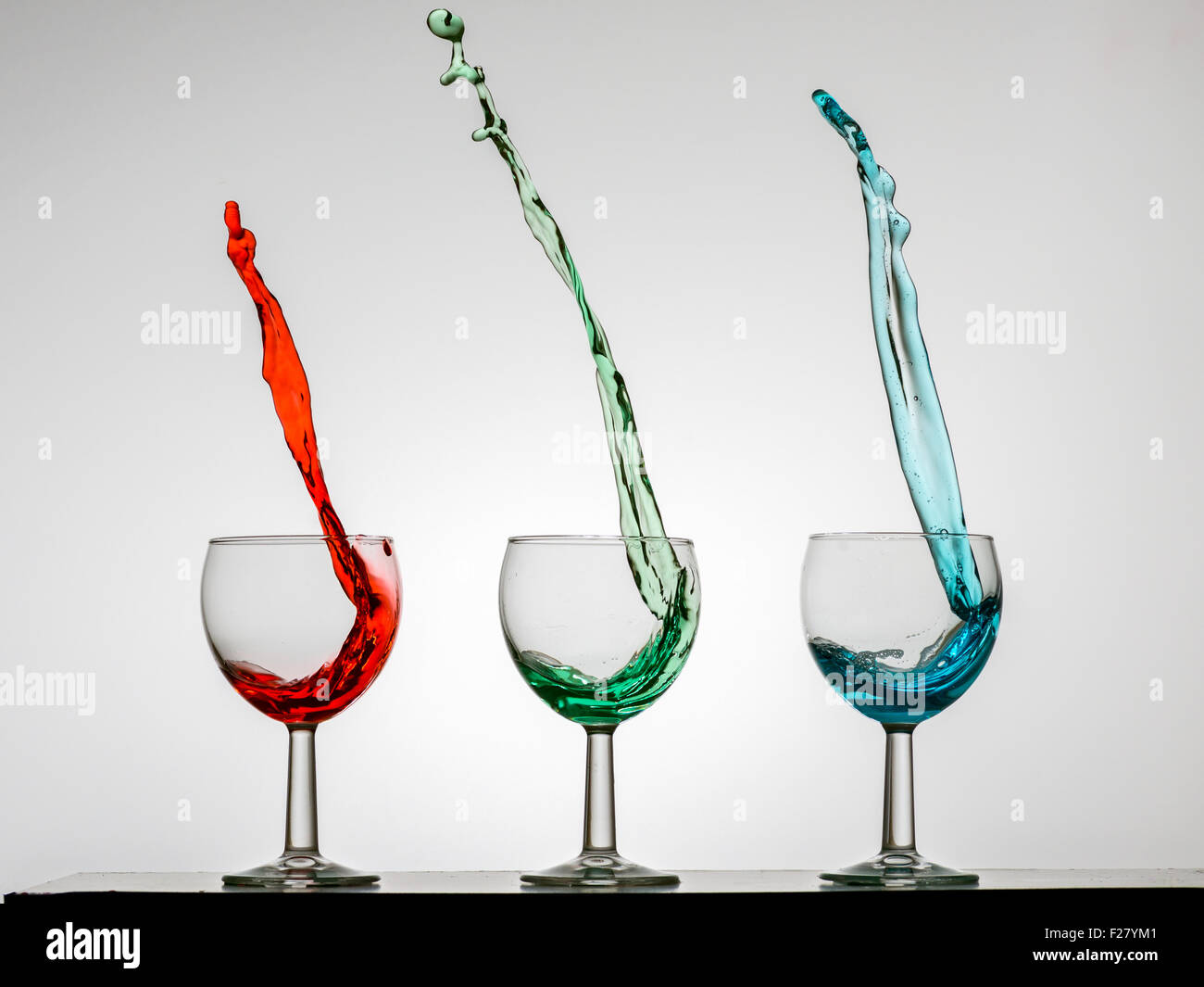 Glass liquid colour hi-res stock photography and images - Alamy