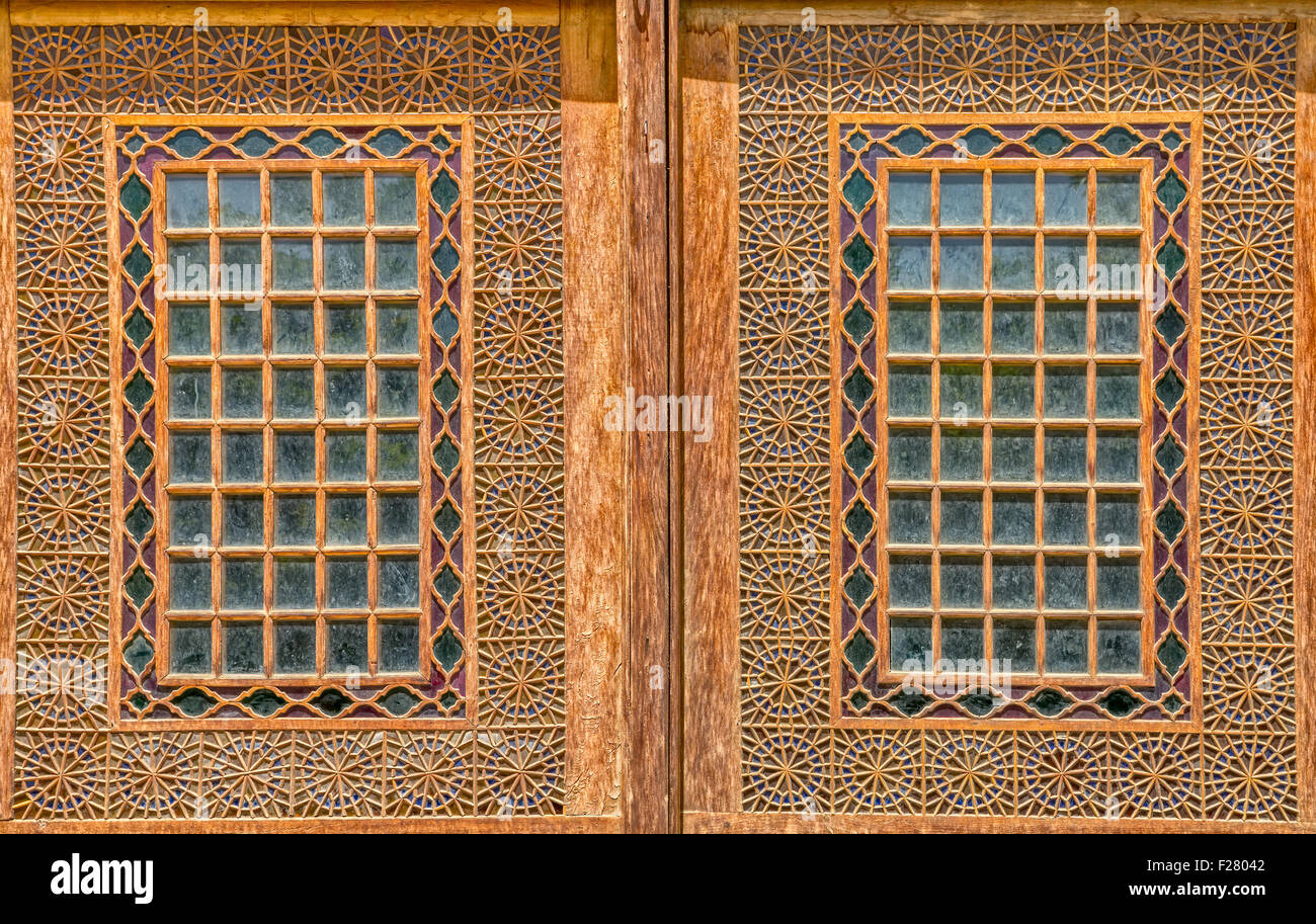 Citadel wooden windows Stock Photo - Alamy