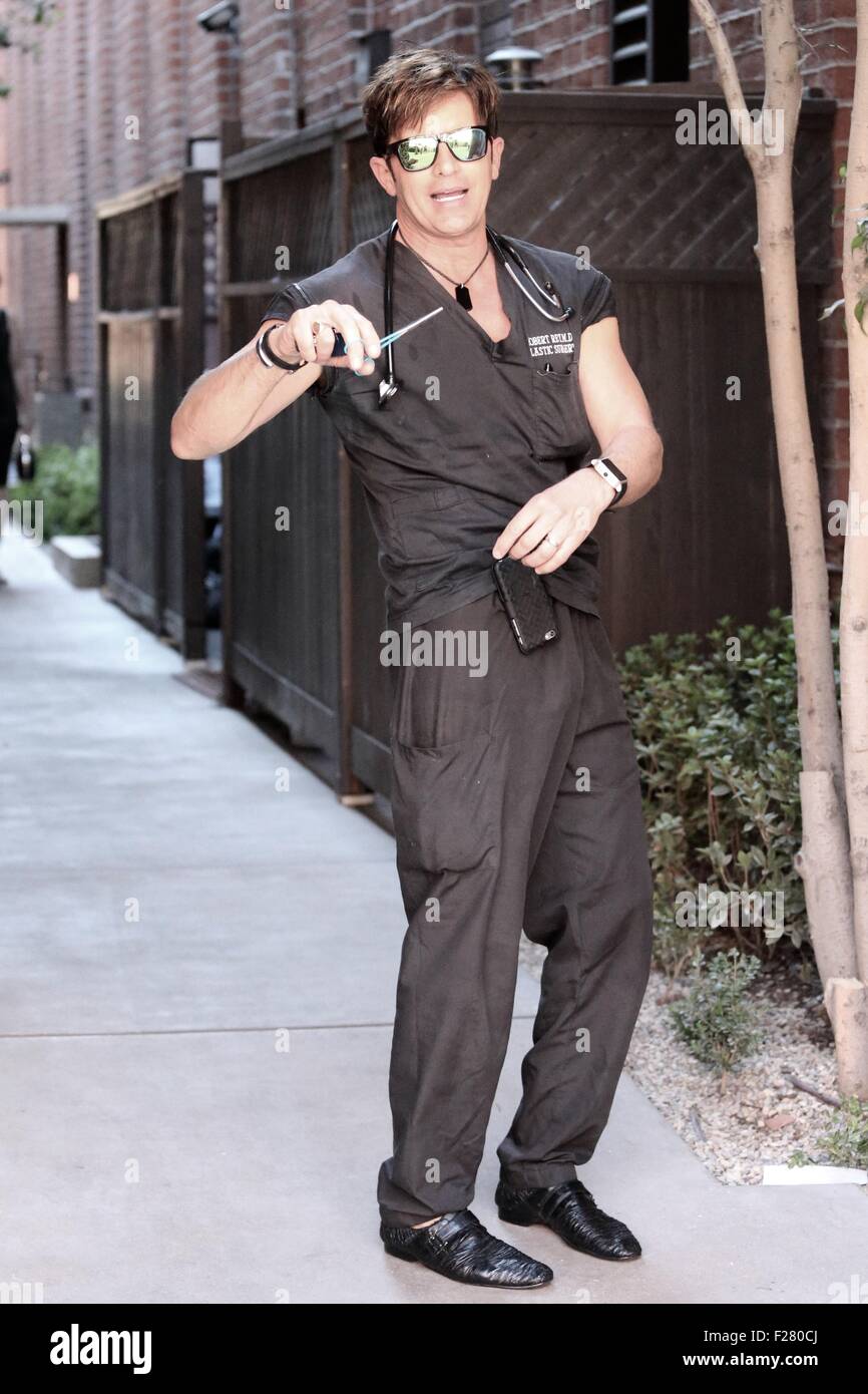Dr Robert Rey plastic surgeon to the stars out and about in Beverly ...