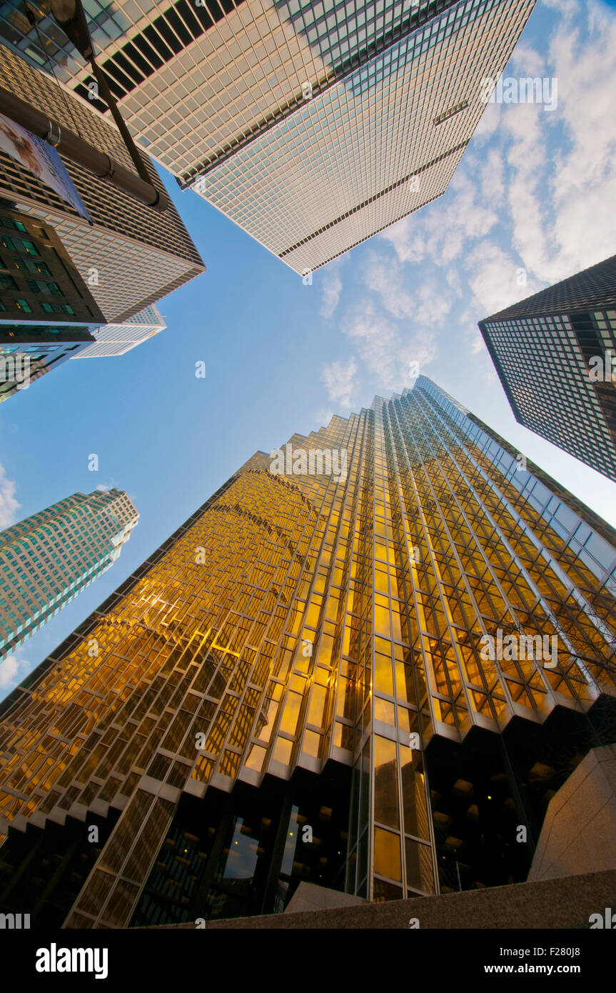 Buildings in financial district in downtown Toronto, Canada Stock Photo ...