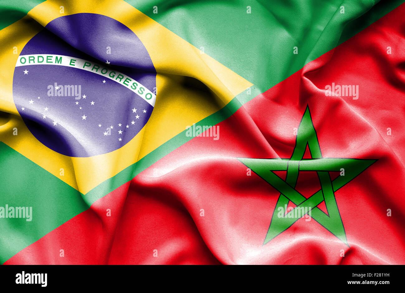 Brazil morocco flag hi-res stock photography and images - Alamy