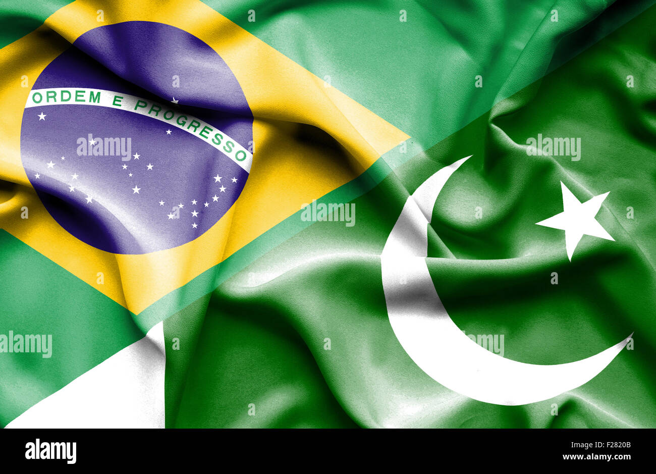 Pakistan brazil flag hi-res stock photography and images - Alamy