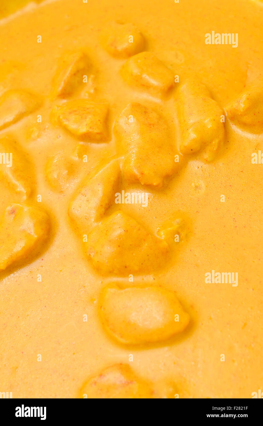 Texture background of chicken curry Stock Photo - Alamy