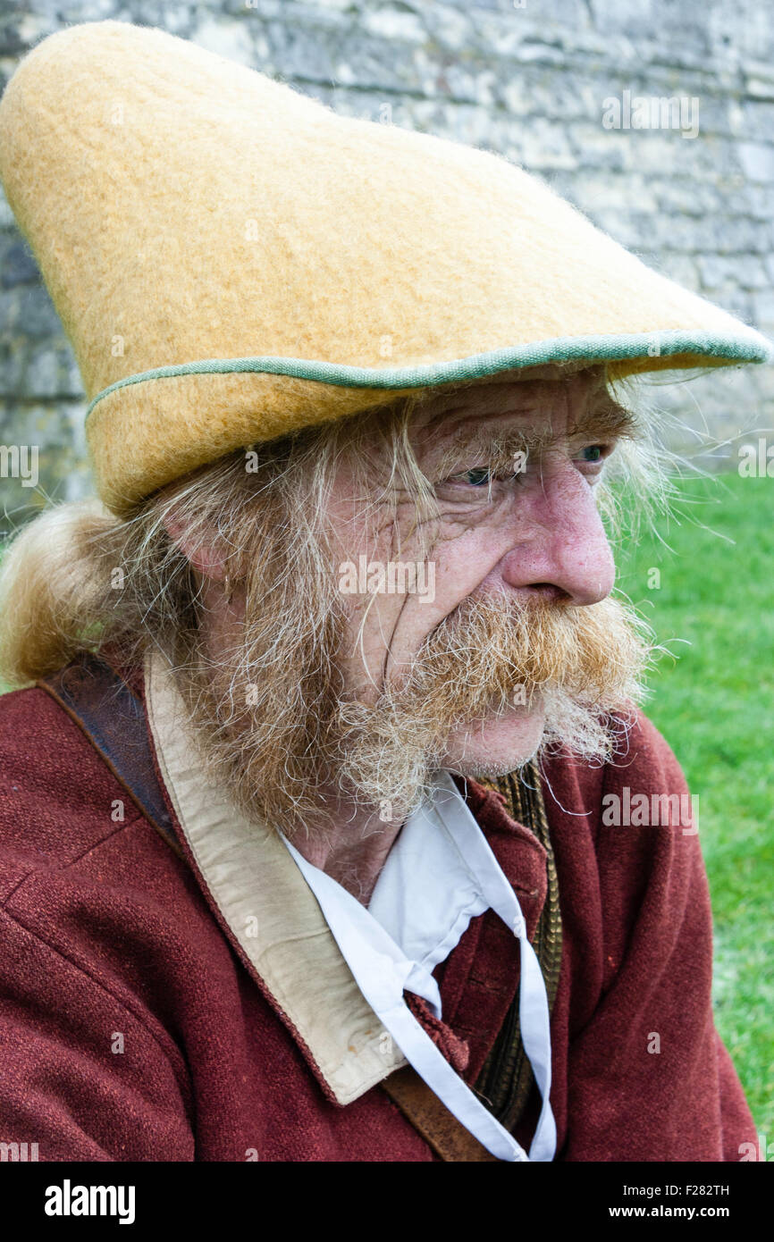 Close up of Phil Howard. Senior adult male. Very characterful face with ...