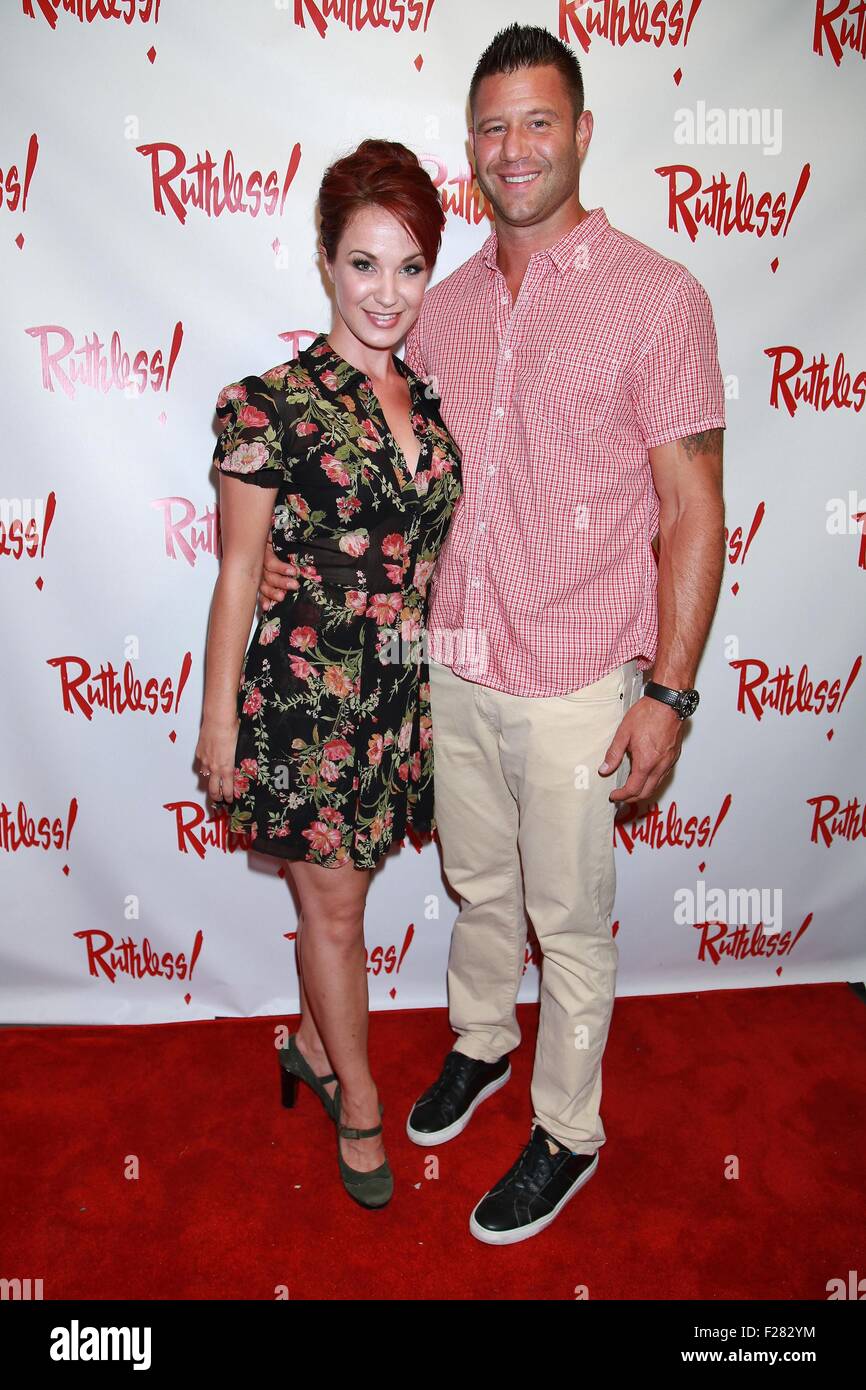 Opening night for Ruthless at St. Luke's Theatre - Arrivals. Featuring: Sierra Boggess, Josh ...
