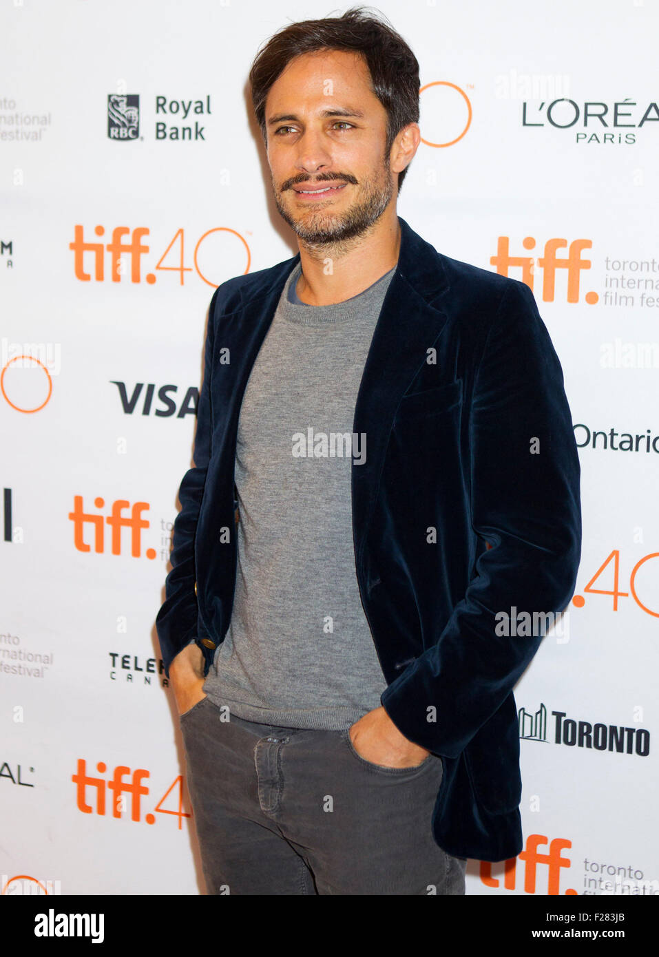 Toronto, Canada. 13th Sep, 2015. Actor Gael Garcia Bernal poses for ...