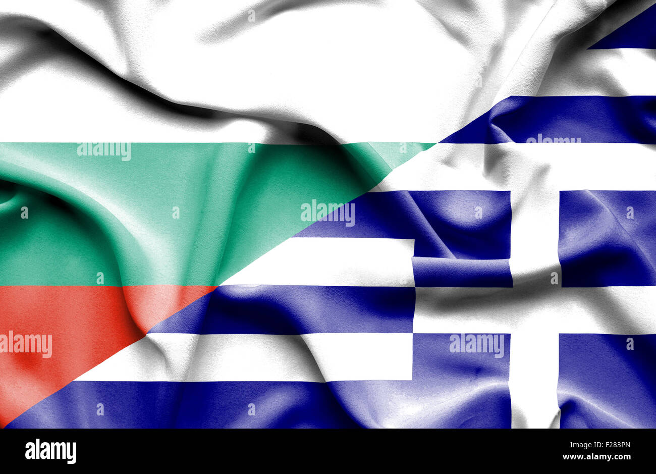 Greece bulgaria flag hi-res stock photography and images - Alamy