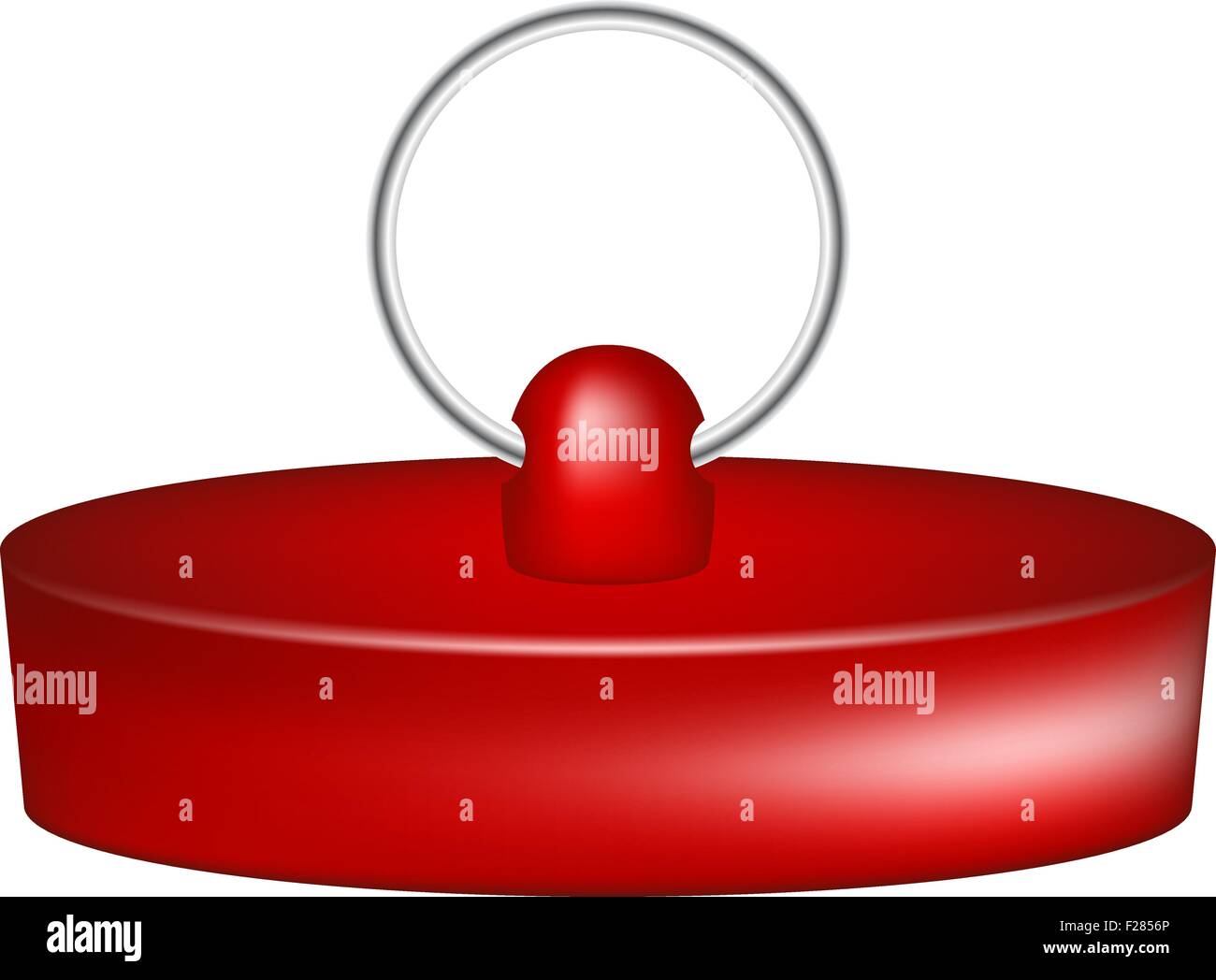 Rubber plug in red design Stock Vector Image & Art - Alamy