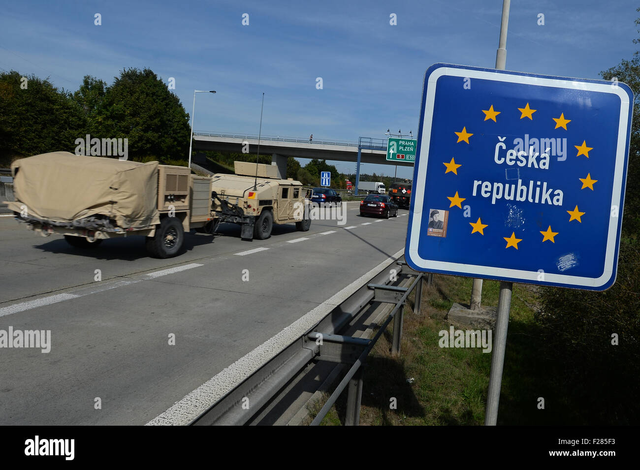 Rozvadov, Czech Republic. 13th Sep, 2015. The last part of the U.S ...