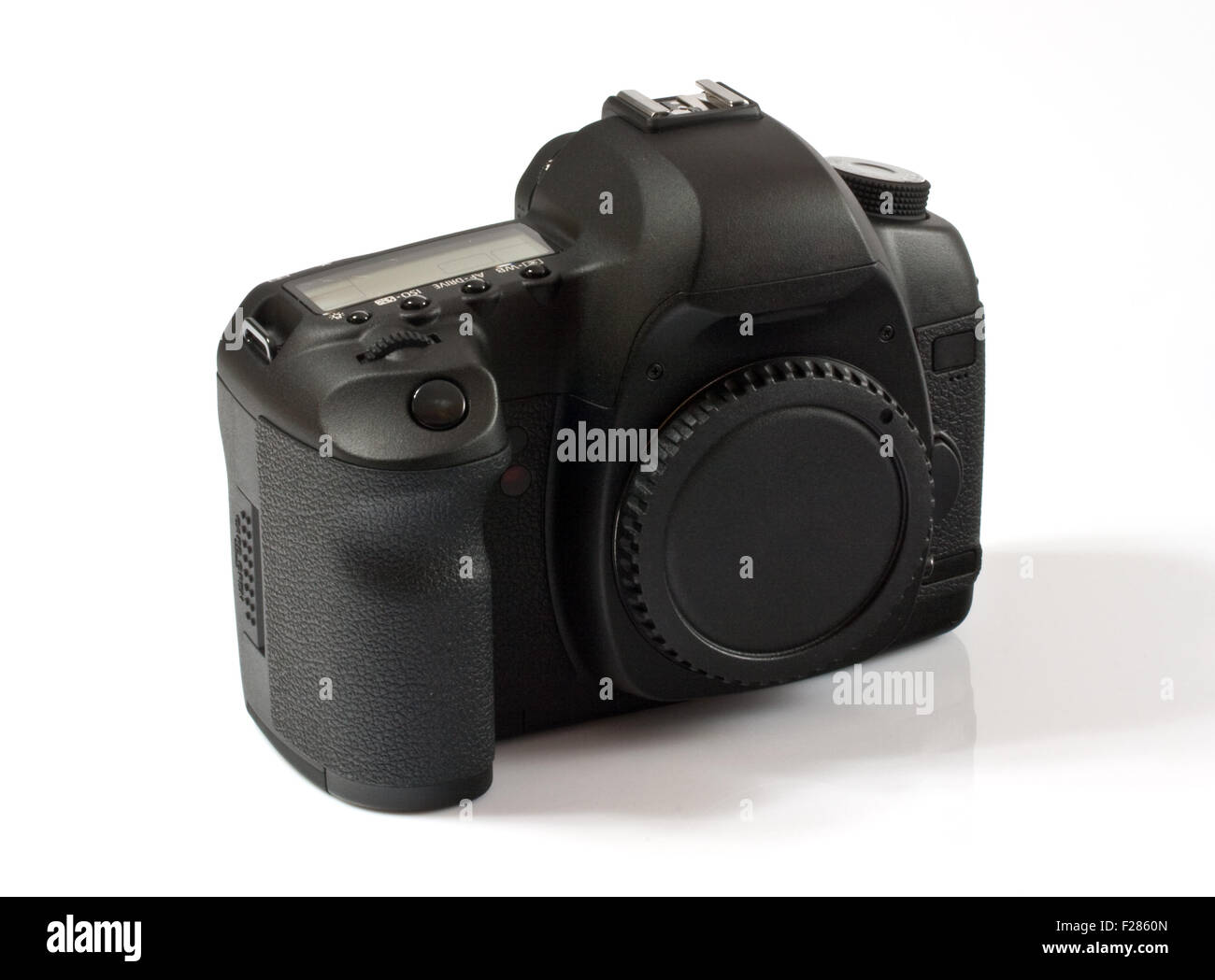 Digital SLR camera isolated on white background Stock Photo - Alamy