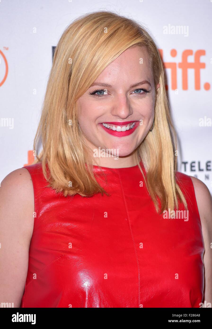 Toronto, ON. 13th Sep, 2015. Elisabeth Moss at arrivals for HIGH-RISE ...