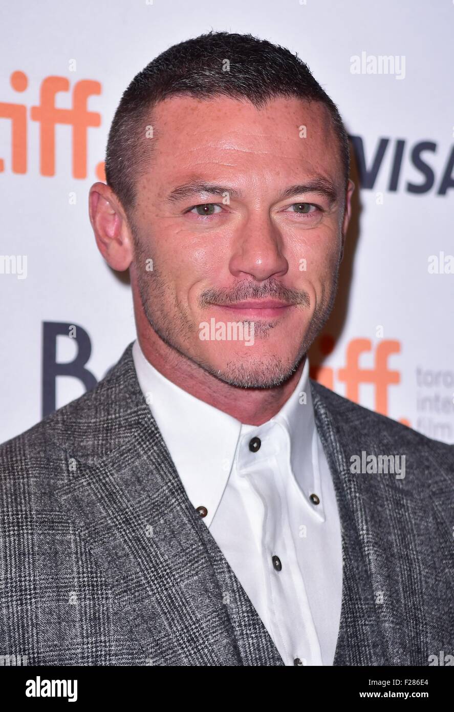 Toronto, ON. 13th Sep, 2015. Luke Evans at arrivals for HIGH-RISE ...