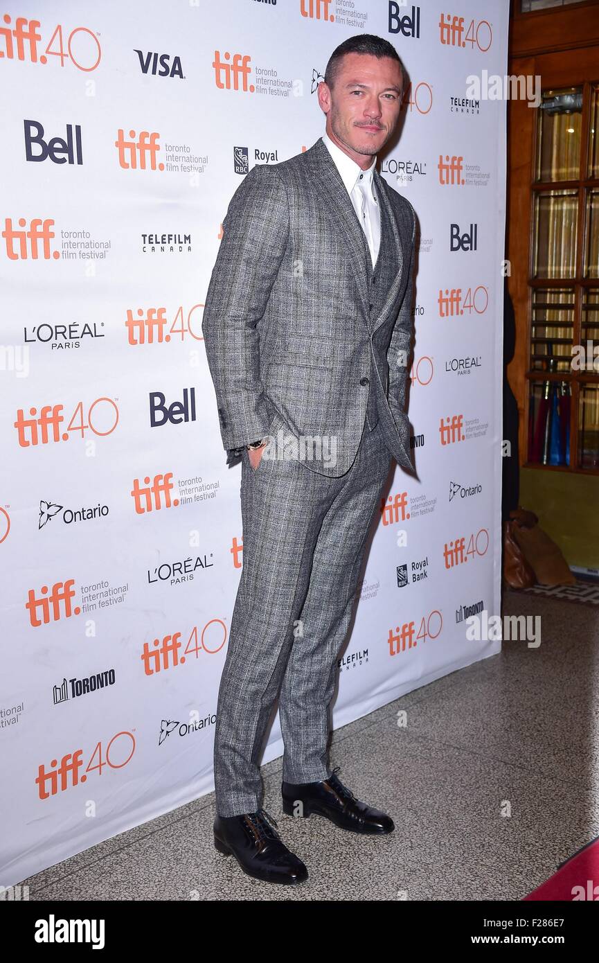 Toronto, ON. 13th Sep, 2015. Luke Evans at arrivals for HIGH-RISE ...