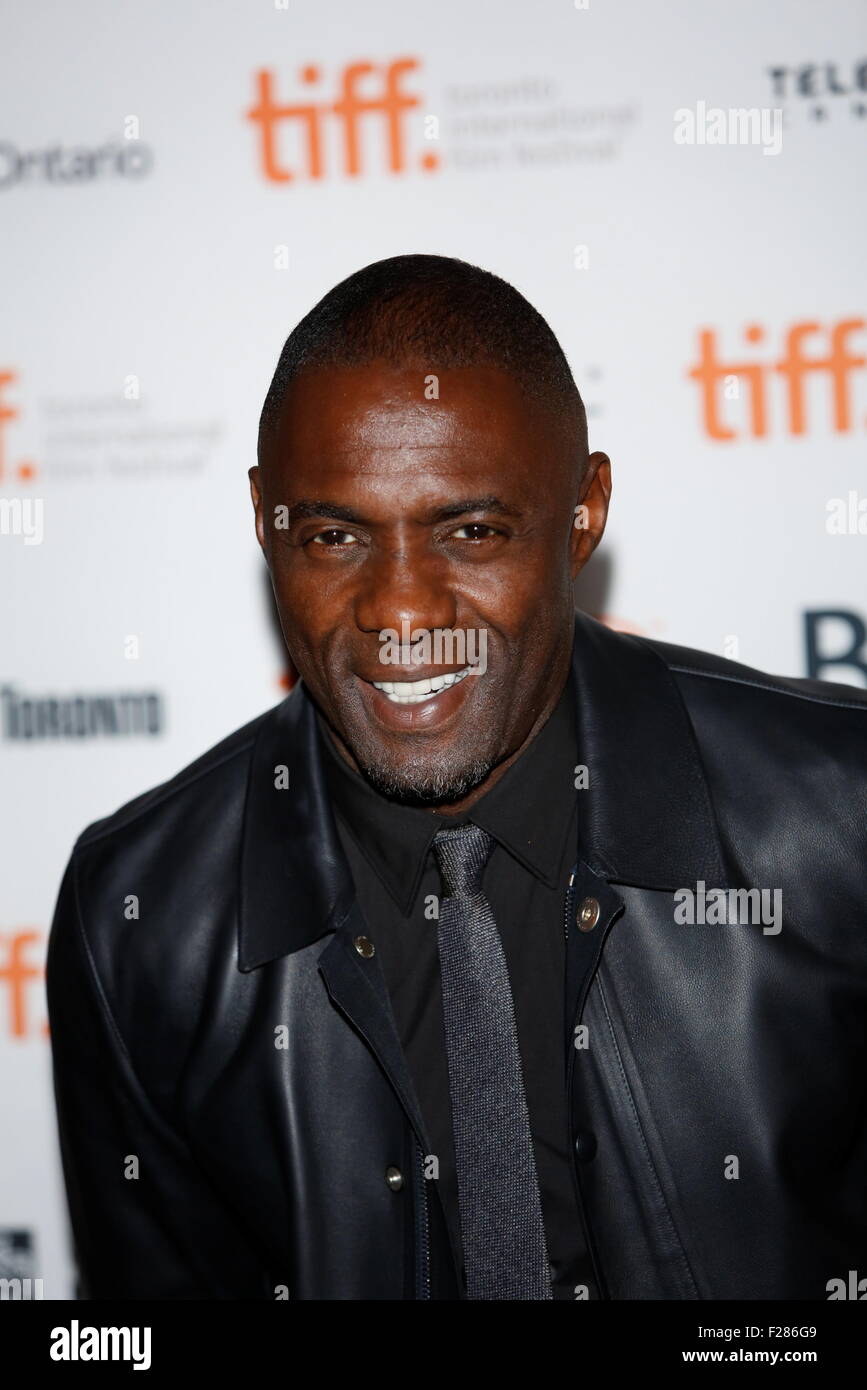 Actor Idris Elba attends the premiere of Beasts Of No Nation during the ...