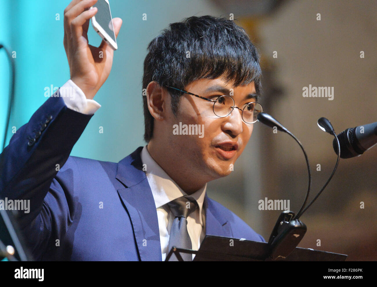 Democracy, Education. 13th Sep, 2015. Student activist from Hong Kong ...