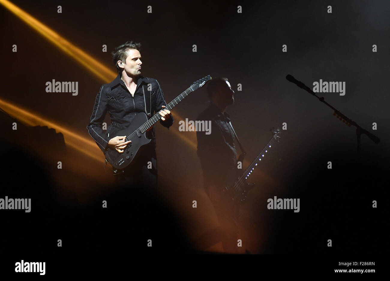 Berlin, Germany. 13th Sep, 2015. Musician Matthew Bellamy of British ...