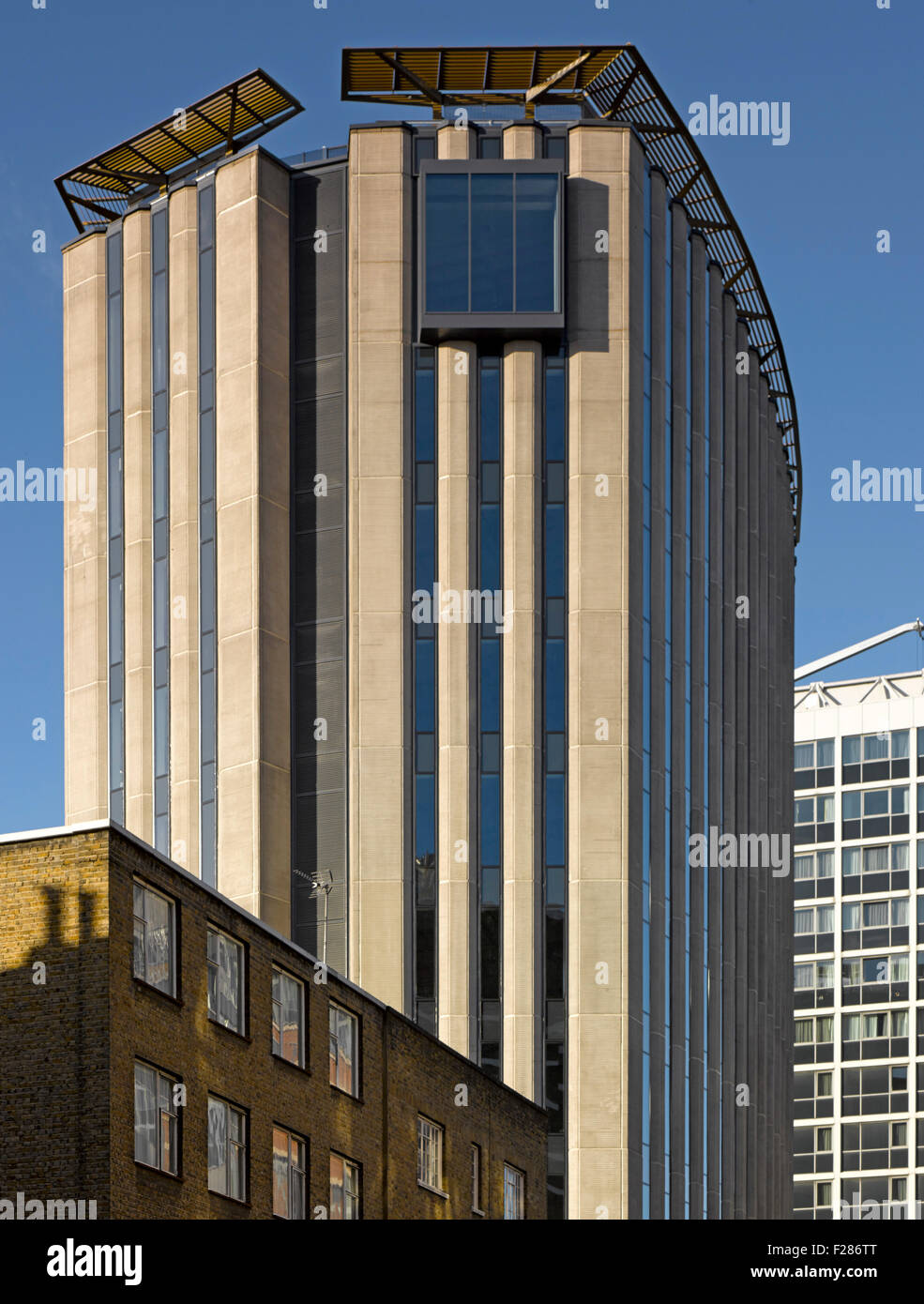 Exterior view from rear. One Mabledon Place, London, United Kingdom ...