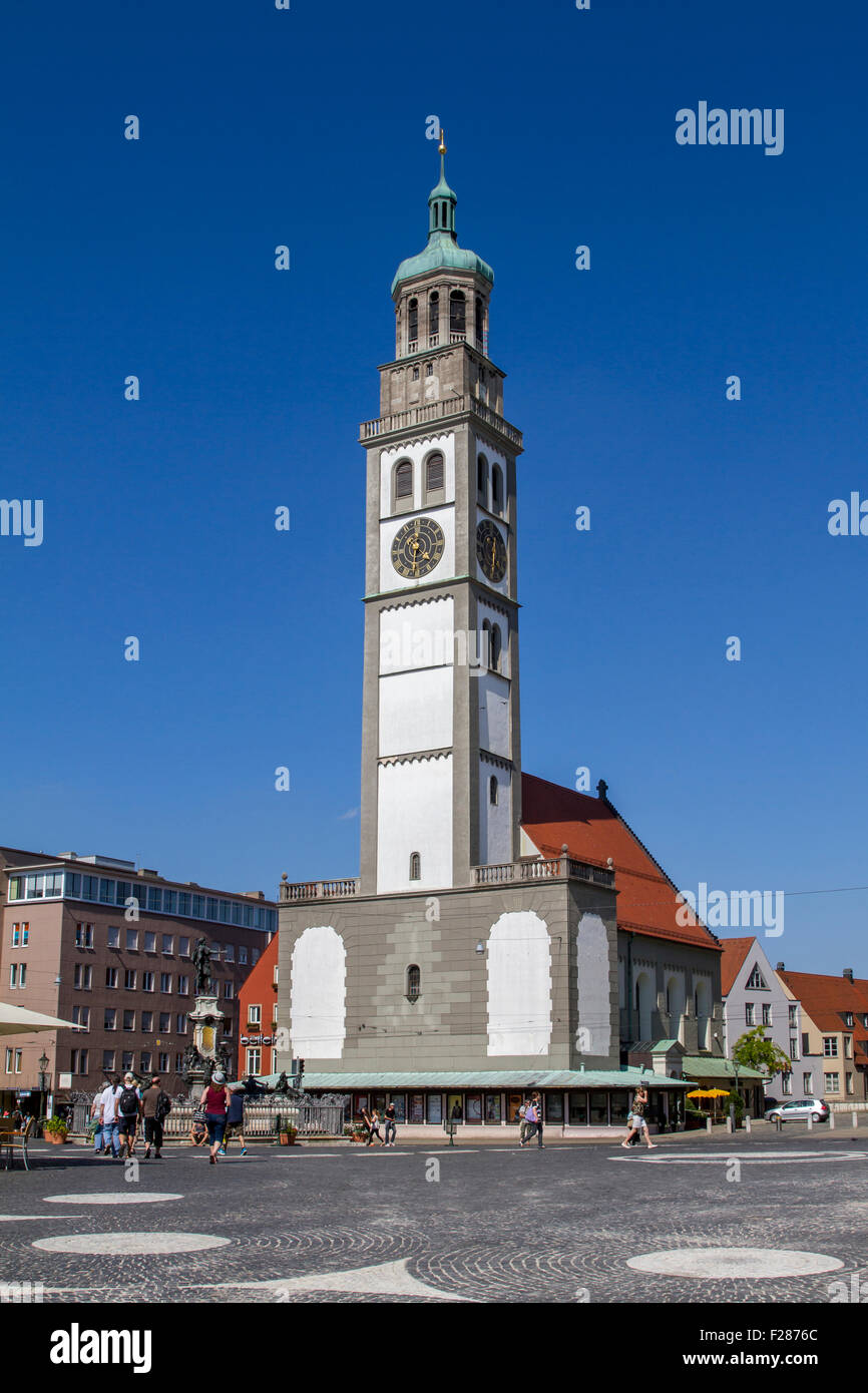 Perlach Tower, Augsburg, Bavaria, Germany Stock Photo - Alamy