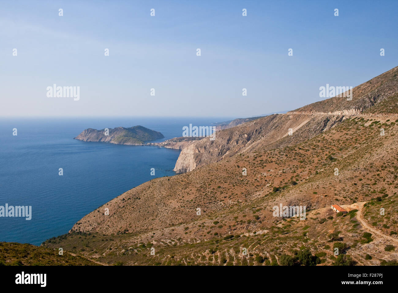 View of Assos, Kefalonia - Greece Stock Photo - Alamy