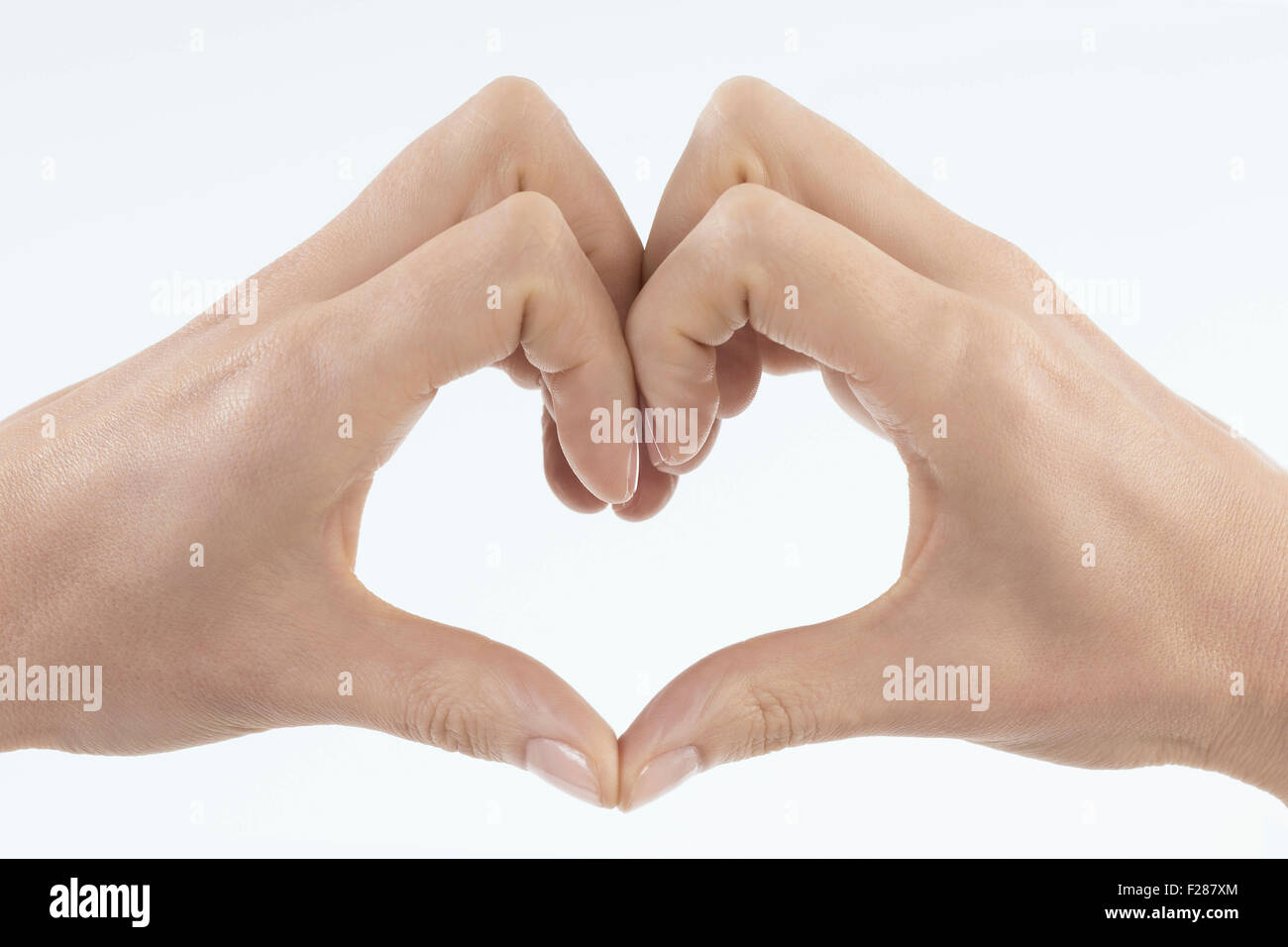Hands making heart shape hi-res stock photography and images - Alamy