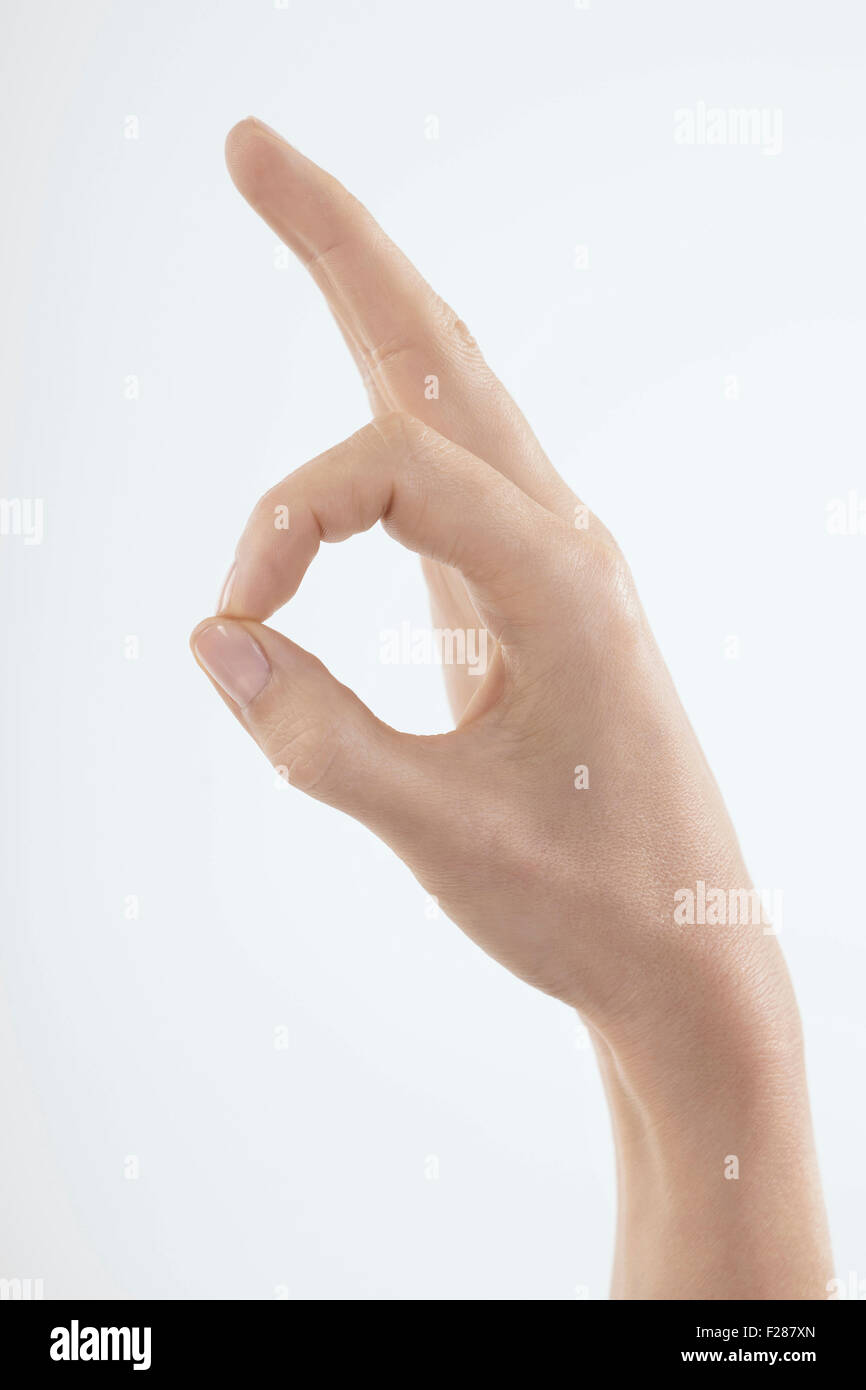 Approval hand sign hi-res stock photography and images - Alamy
