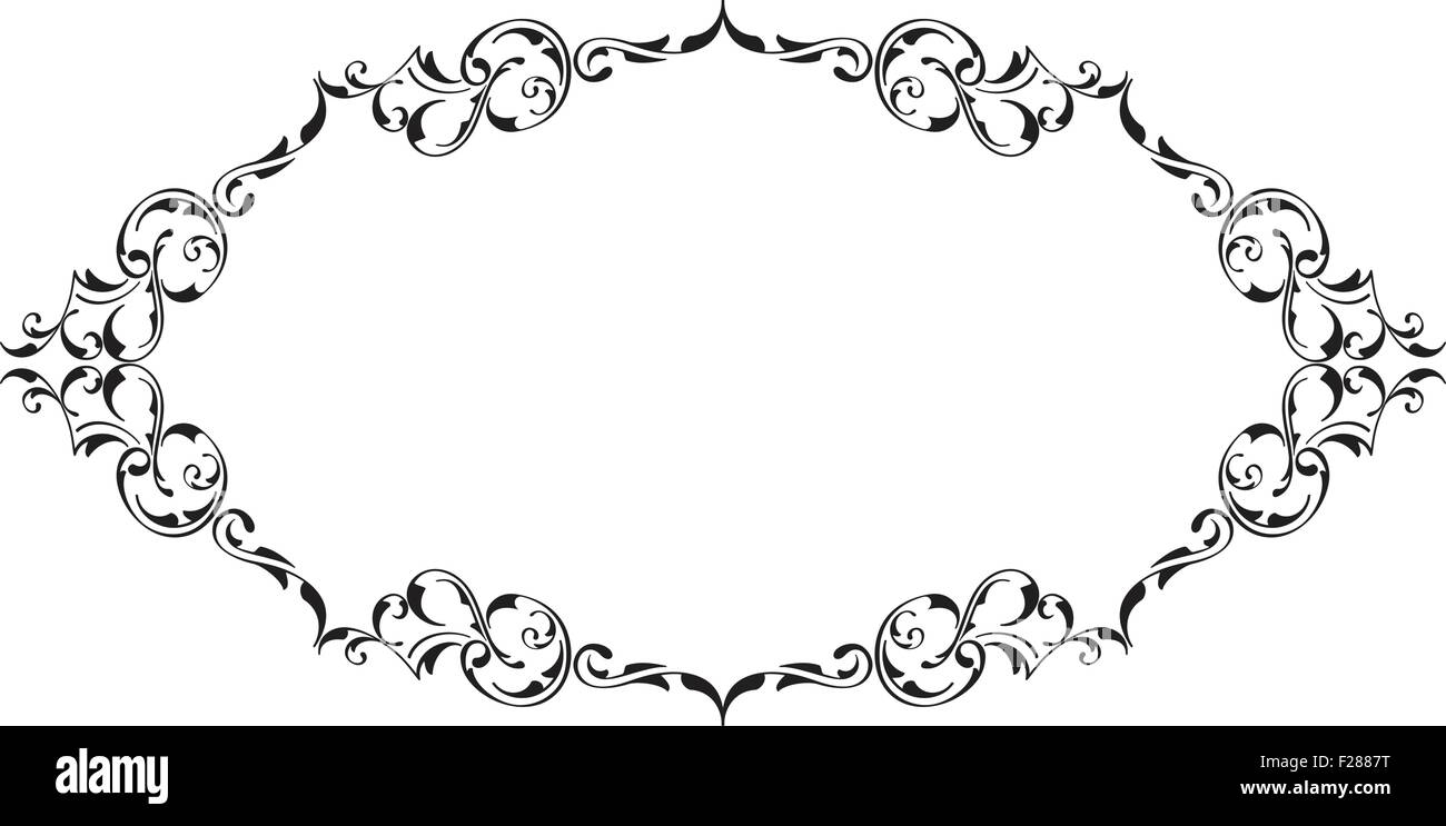 Scrolling perfect book frame on white Stock Vector Image & Art - Alamy