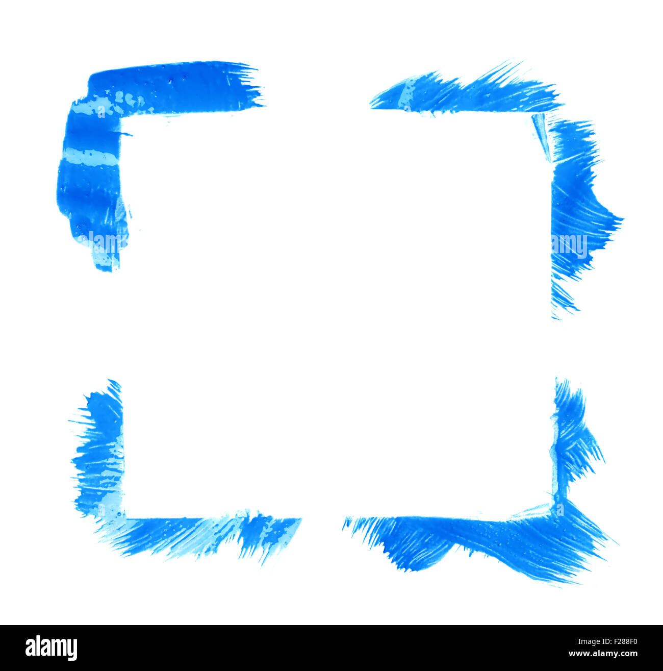 Paint Splatter Border Corner