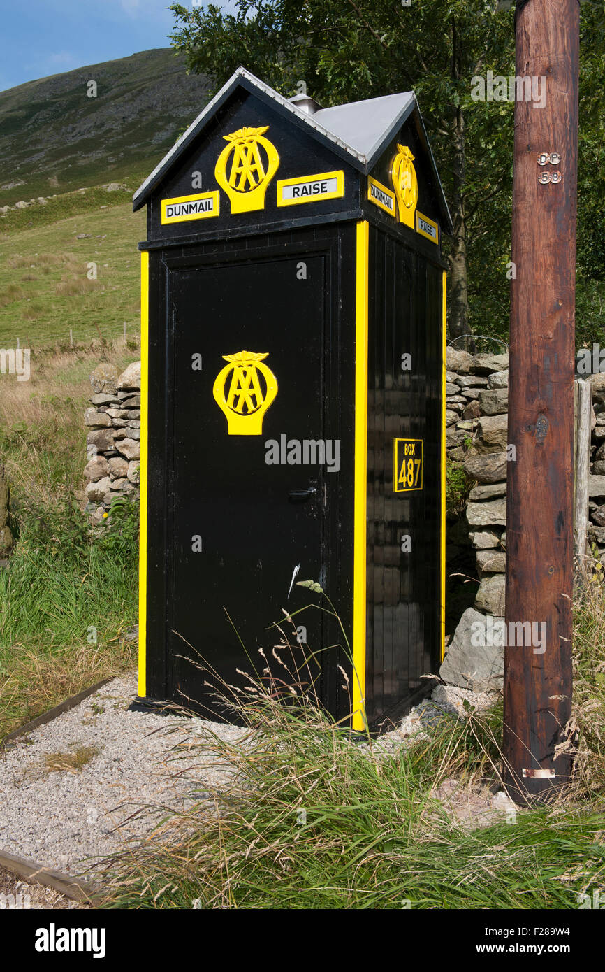 Old automobile association telephone box hi-res stock photography and ...