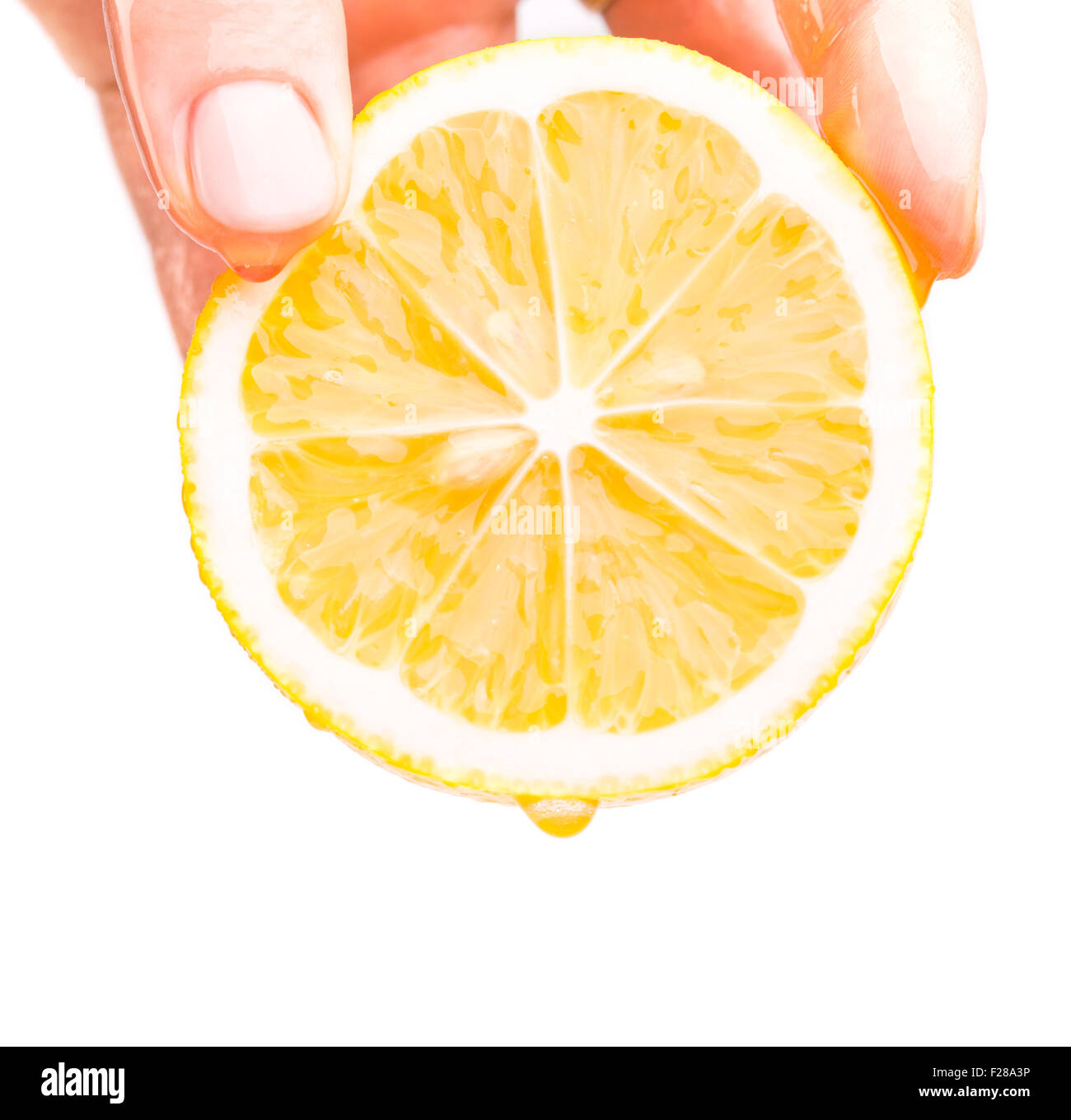 half a lemon Stock Photo - Alamy