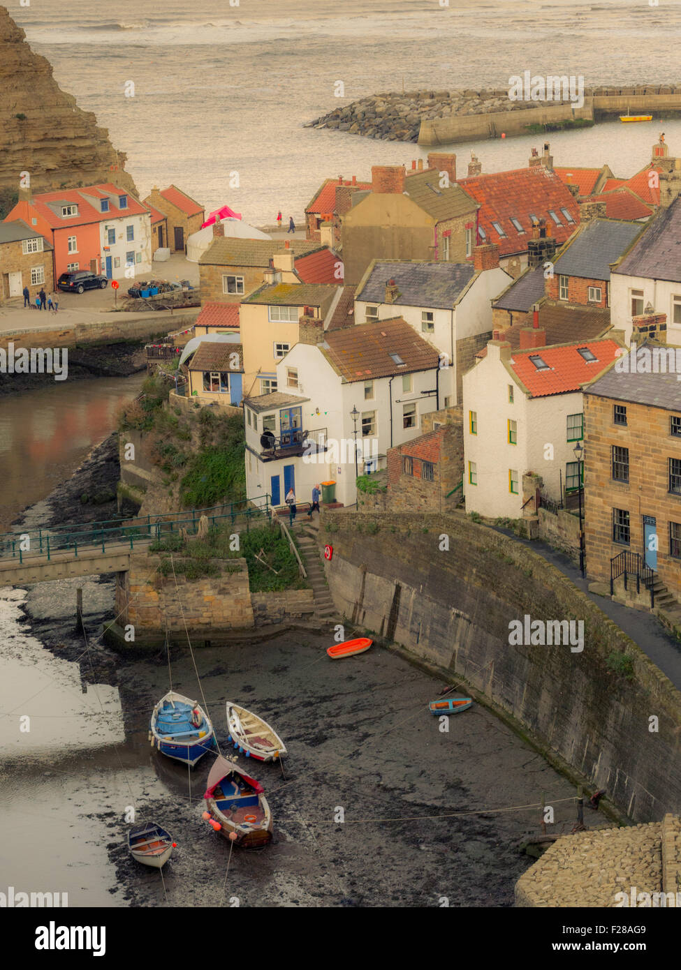 Staithes, North Yorkshire, UK Stock Photo - Alamy