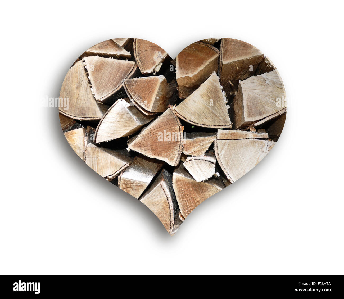 Heart of wood Stock Photo - Alamy