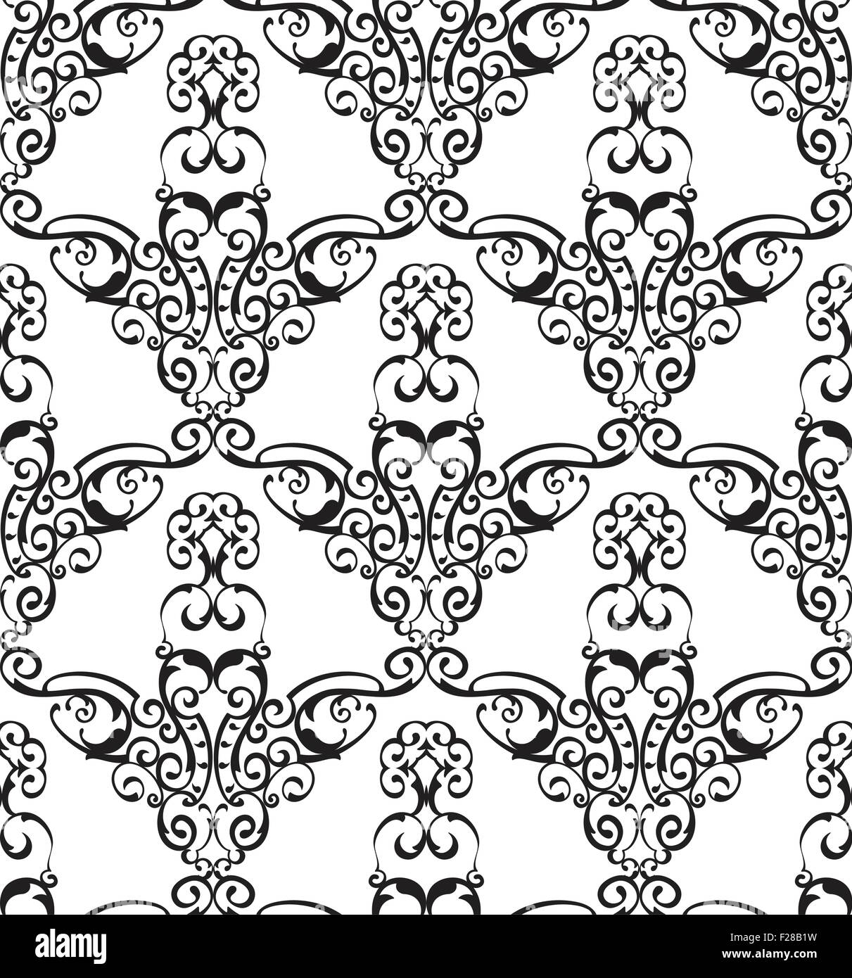 Seamless art pattern is on white Stock Vector Image & Art - Alamy