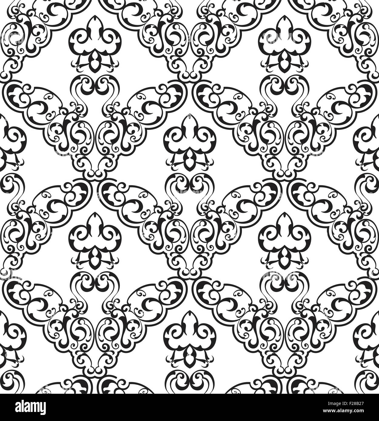 Seamless ornament pattern on Stock Vector Images - Alamy