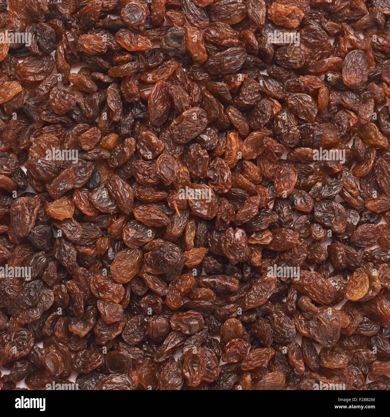 Surface covered with multiple raisins as a background texture Stock ...