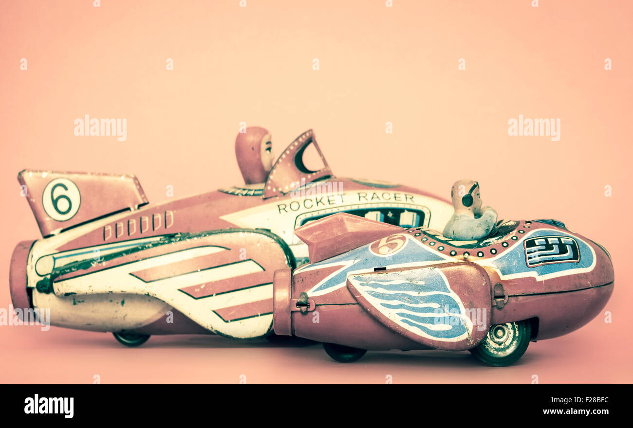 Antique tin toys studio hi-res stock photography and images - Alamy