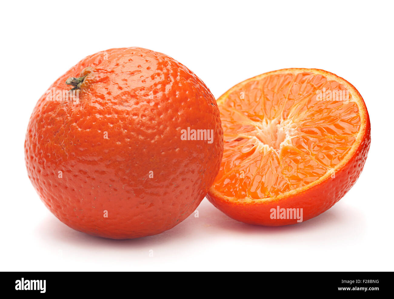 Tangerine fruit closeup isolated on white background Stock Photo - Alamy