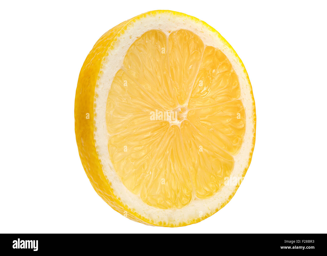 Lemon tropical fruit isolated on white Stock Photo - Alamy