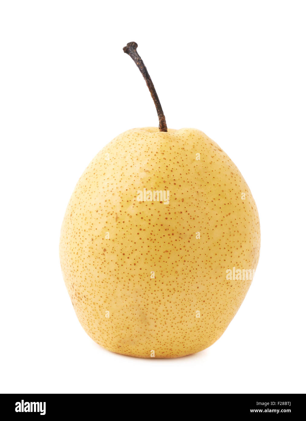 Yellow pear fruit isolated Stock Photo - Alamy