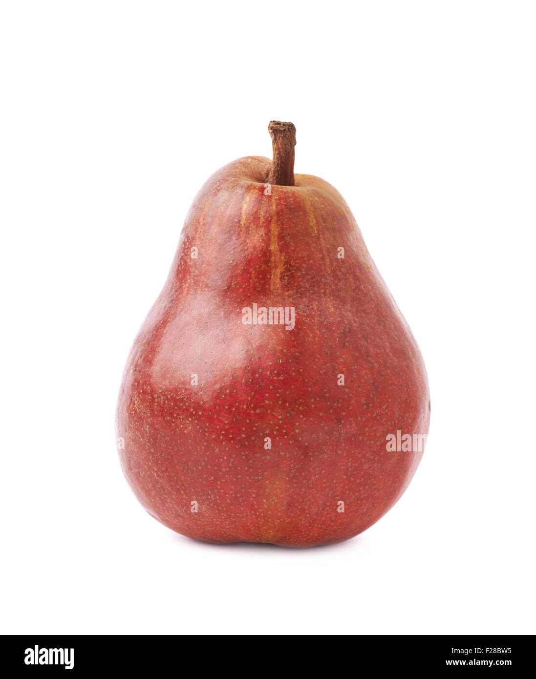 Red pear fruit isolated Stock Photo - Alamy