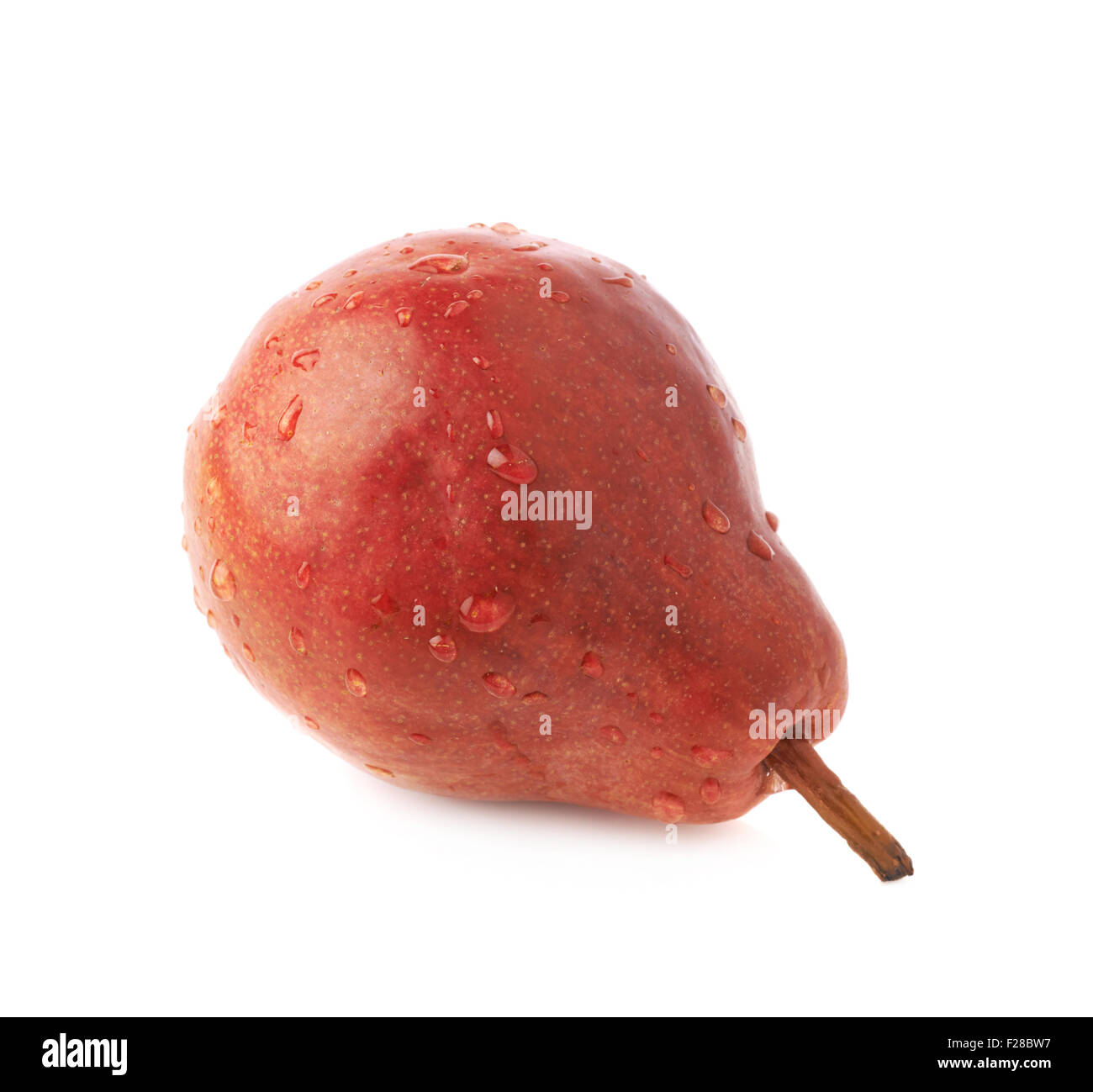 Red pear fruit isolated Stock Photo - Alamy