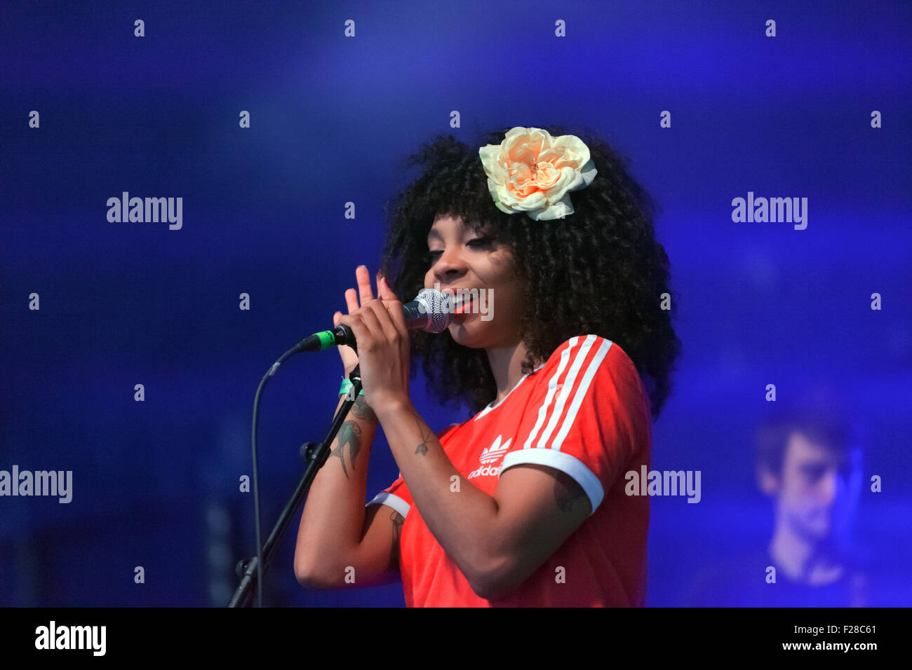 Hollie Cook performing on the Meantime stage at the On Blackheath Music ...