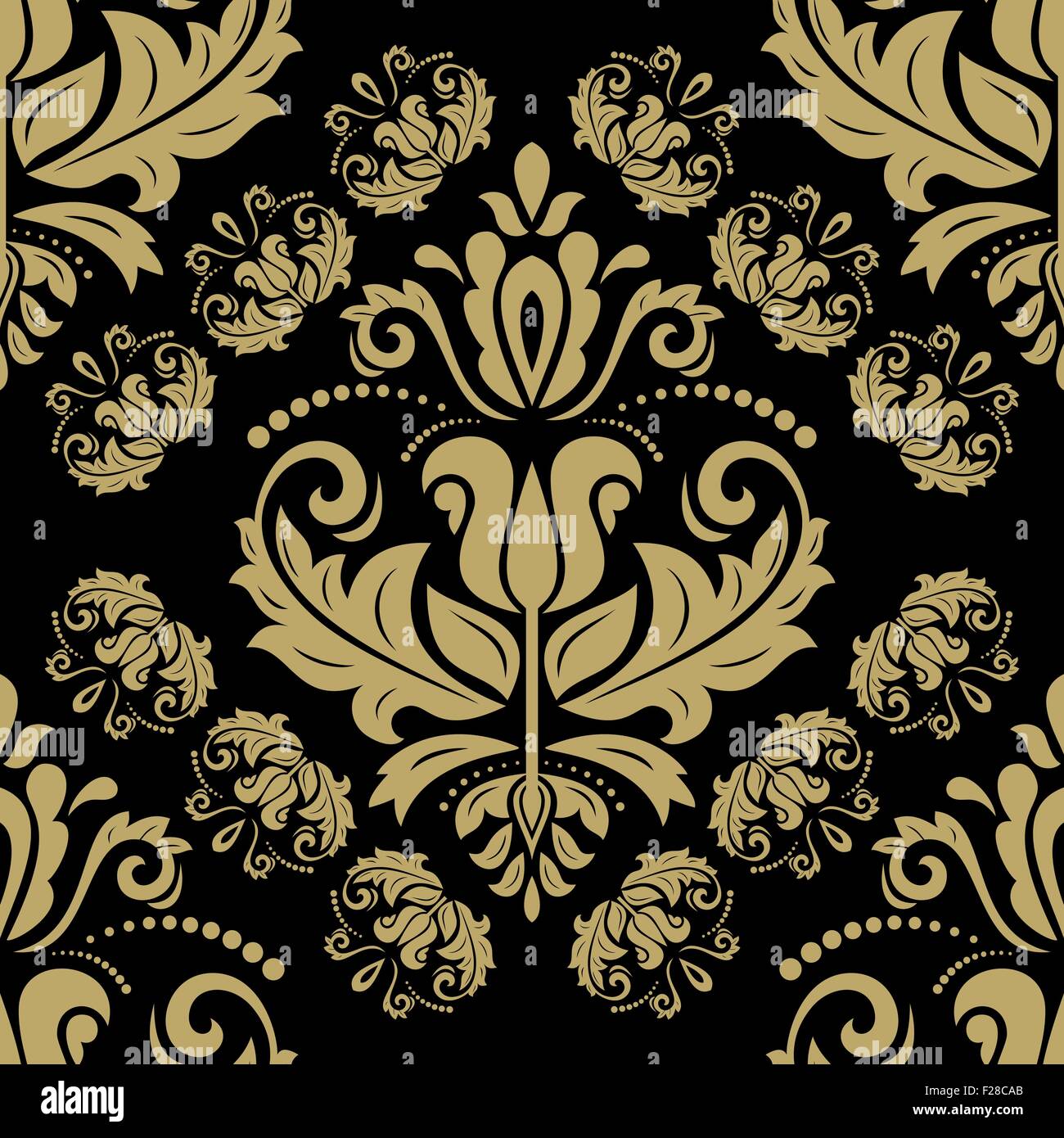 Seamless Oriental Vector Background Stock Vector Image & Art - Alamy